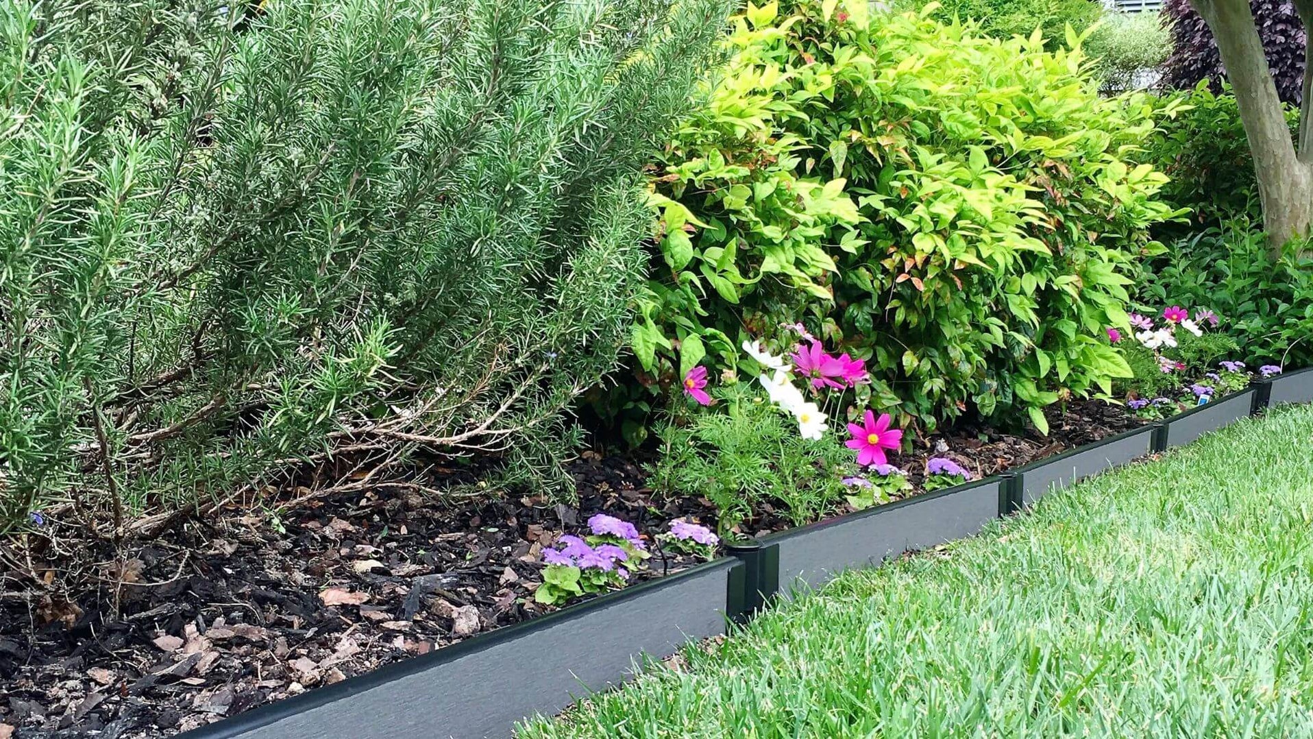 Tool Free Straight Landscape Edging Kit — Frame It All