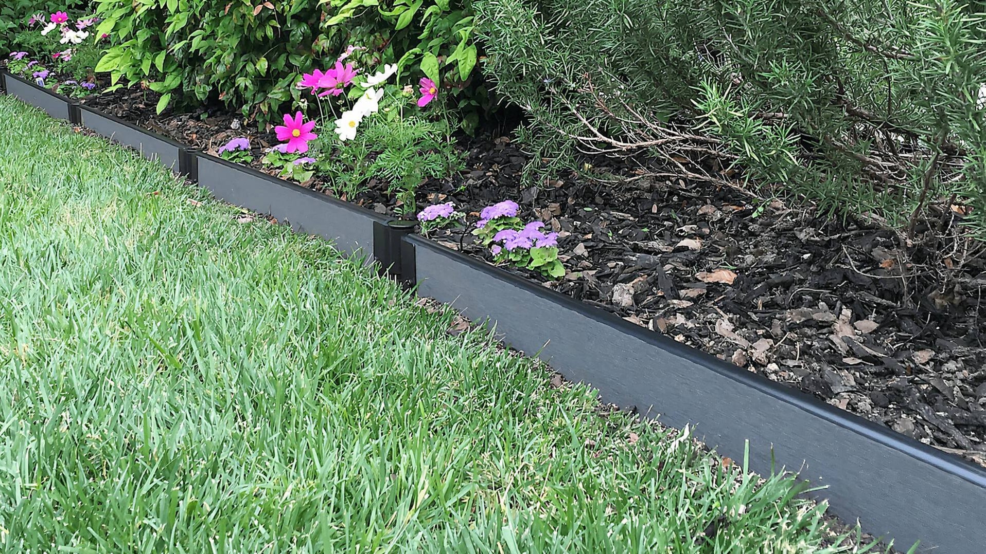Tool Free Straight Landscape Edging Kit — Frame It All